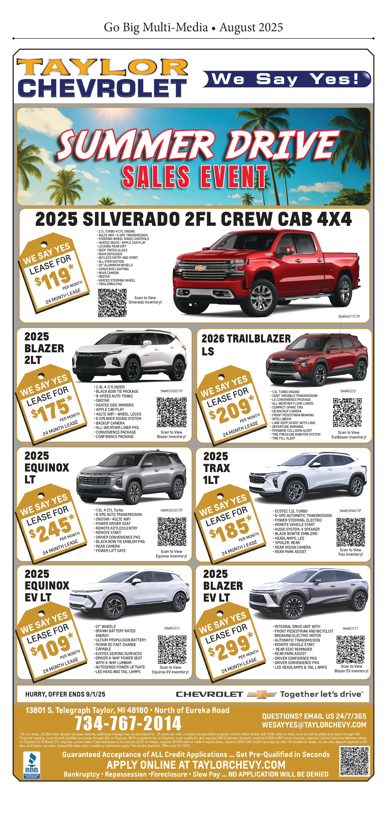 New Current Specials